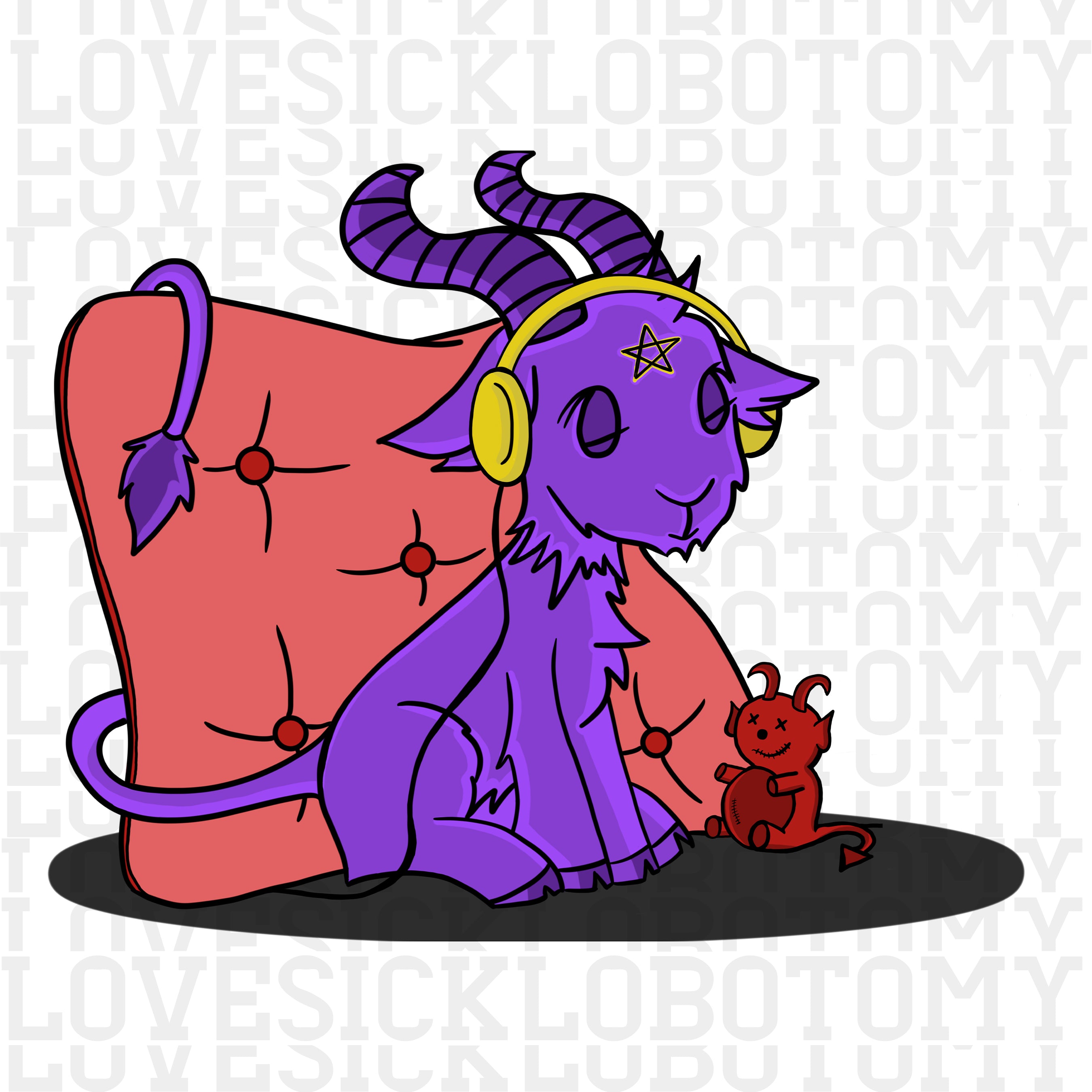 Purple Baphomet – LOVESICK LOBOTOMY